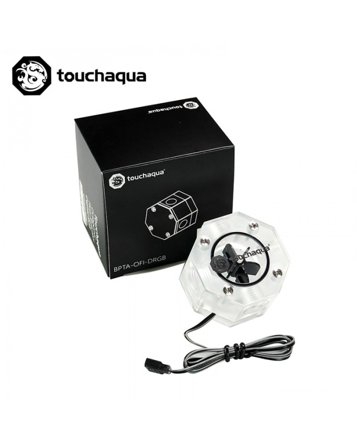 Bitspower Touchaqua Octagon Flow Indicator +5V 3PIN DRGB - Acrylic